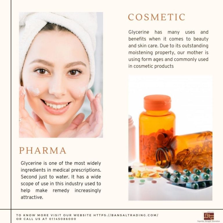 What is Glycerin and Uses in Cosmetic & Pharmaceutical Industry